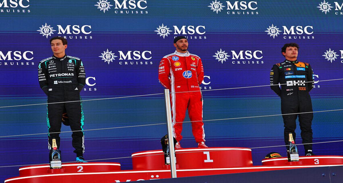 GP de Barcelone : un podium 100 % britannique, une première depuis 58 ...